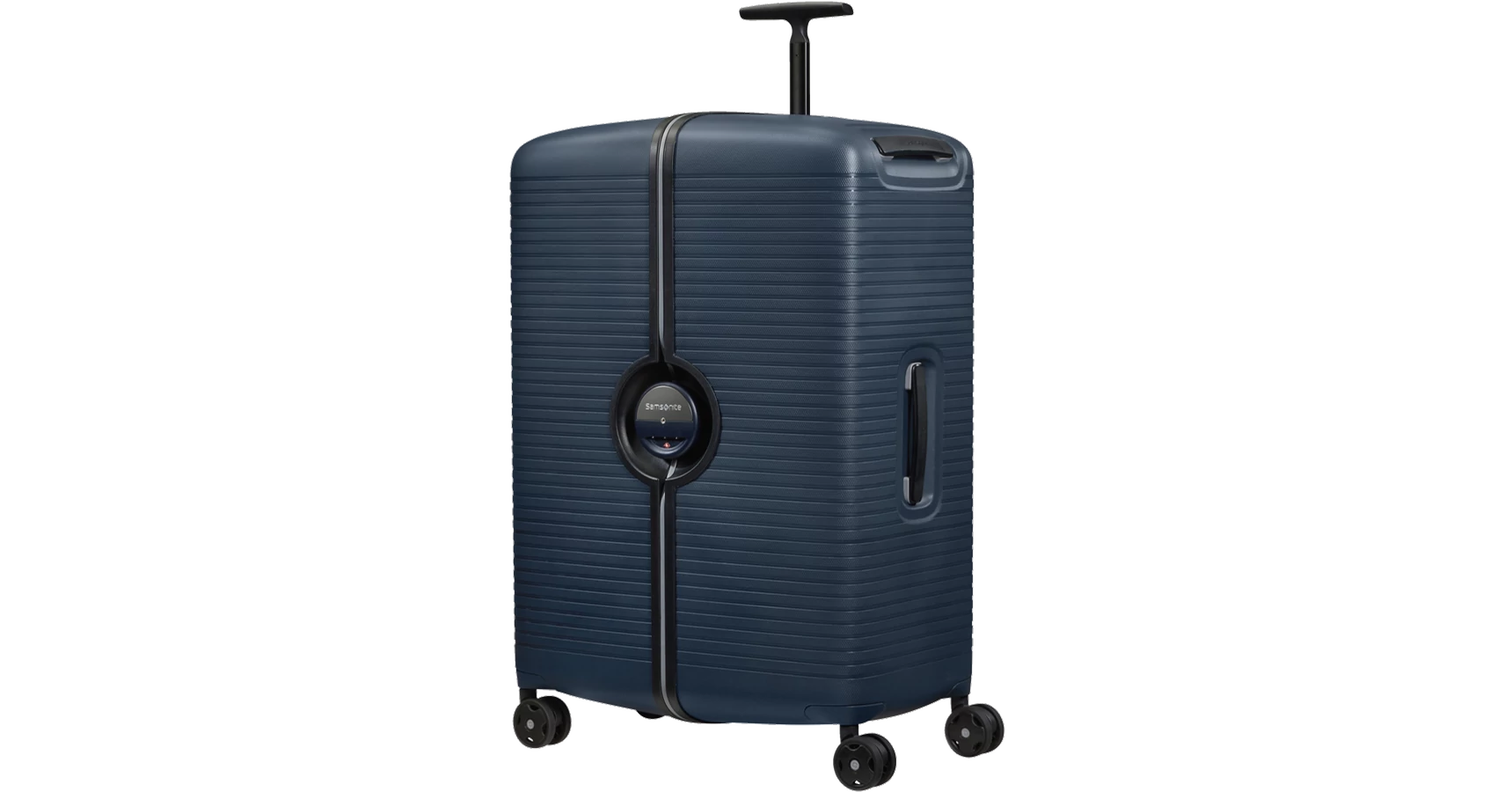 Samsonite Ibon Spinner 76cm Nagy Bőrönd Dark Blue
